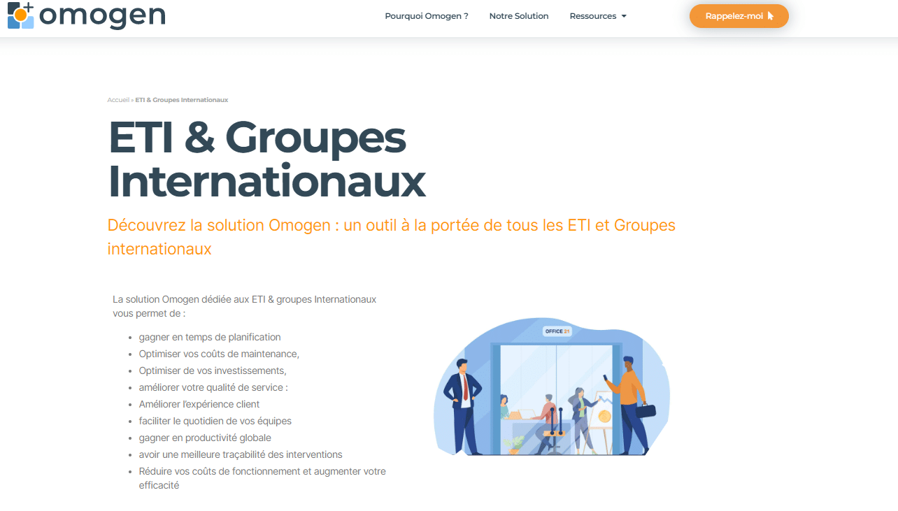 Cas d’usage – ETI & Groupes Internationaux | GMAO Omogen